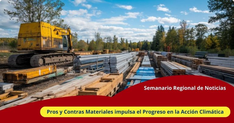 Pros y Contras materiales impulsa el progreso en la acción climática - Semanario Regional de ...